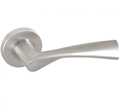 Satin Stainless Steel Door Handles - Interior Doors | Hang My Door